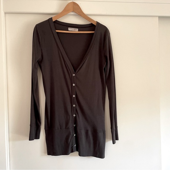 Michael Stars | Sweaters | New Michael Stars Extra Long Tshirt Cardigan ...